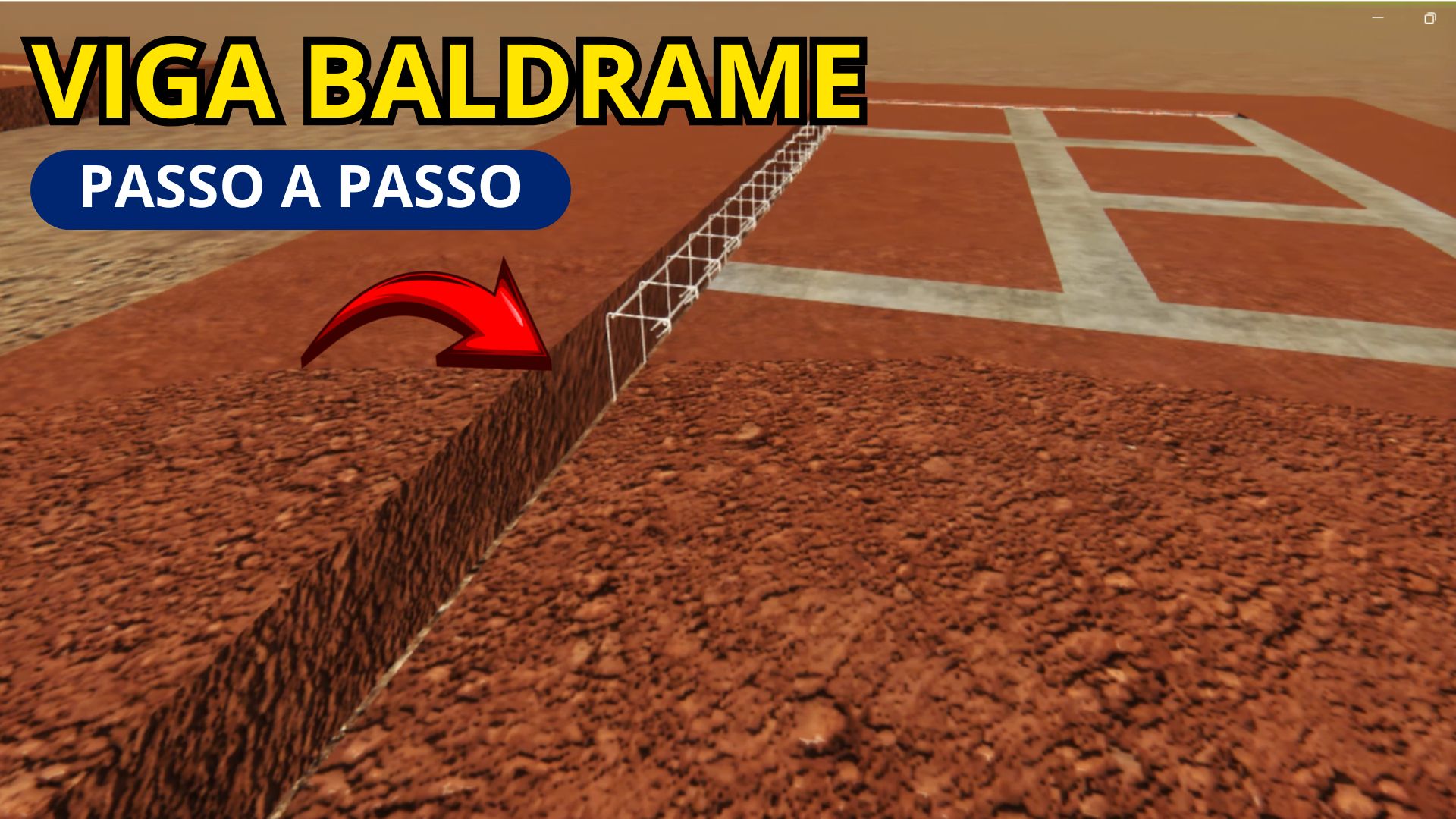 VIGA BALDRAME: Como executar e dimensionamento da viga