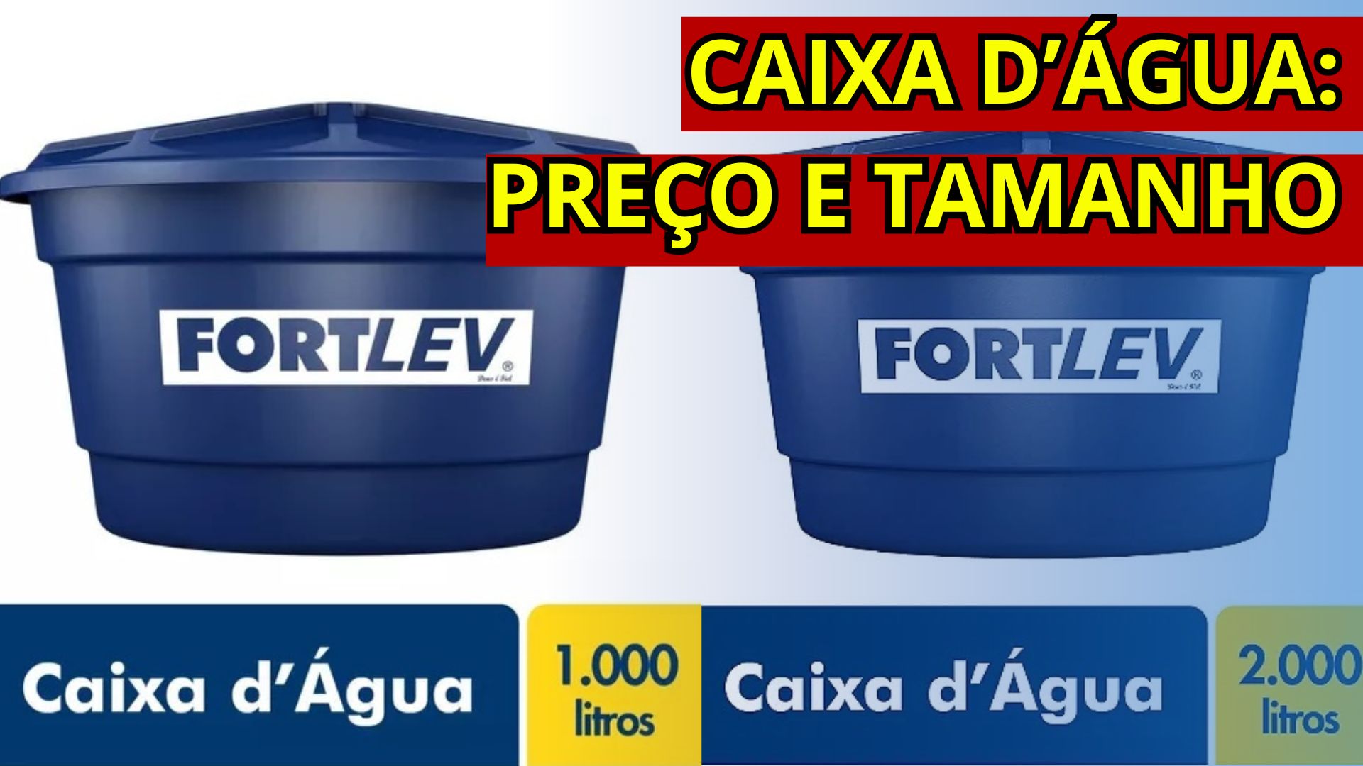 Caixa d’água: Guia Completo de Instalação e 1000 litros - Estruturas e BIM