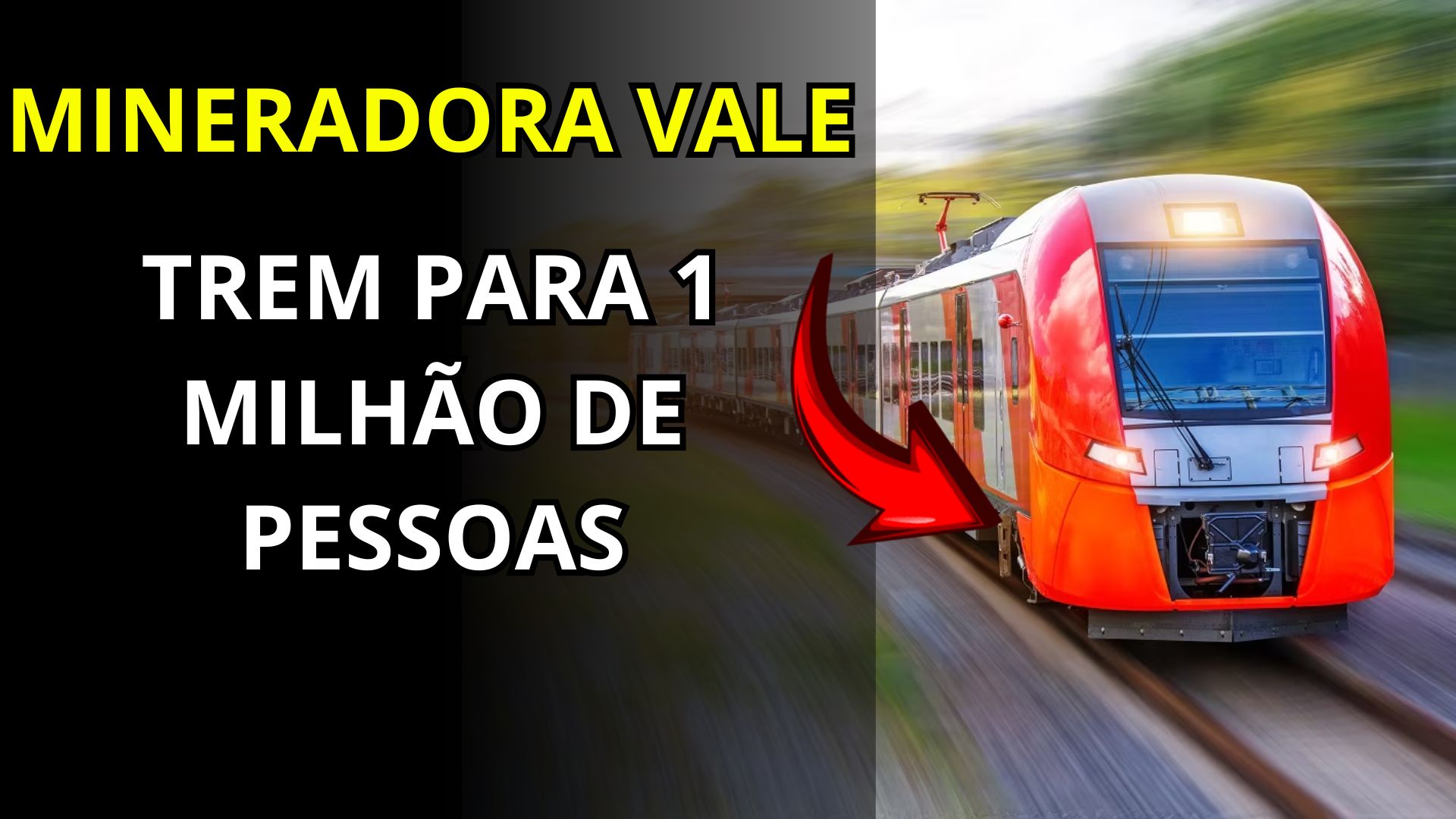 VALE Trem: Transporte ferroviário para 1 milhão de passageiros
