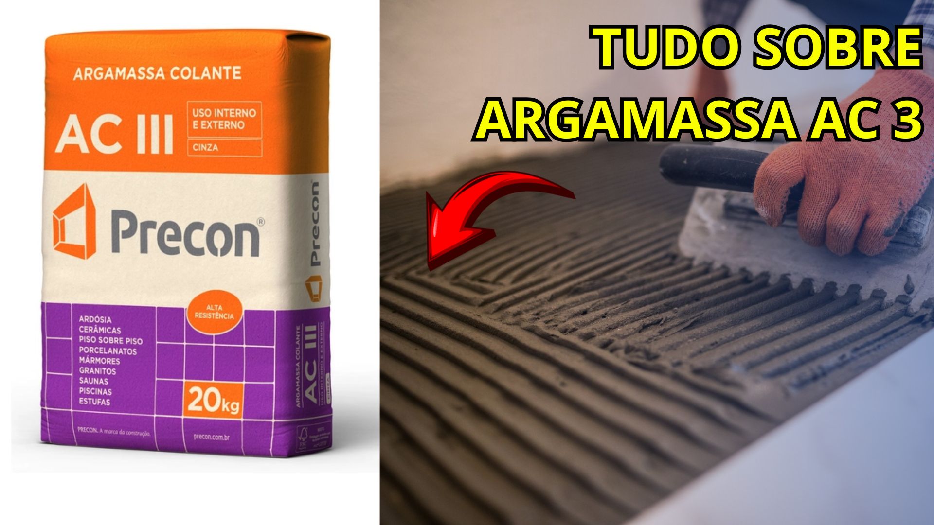 Tudo sobre AC3 Argamassa: Aplicações, Vantagens e Como Escolher