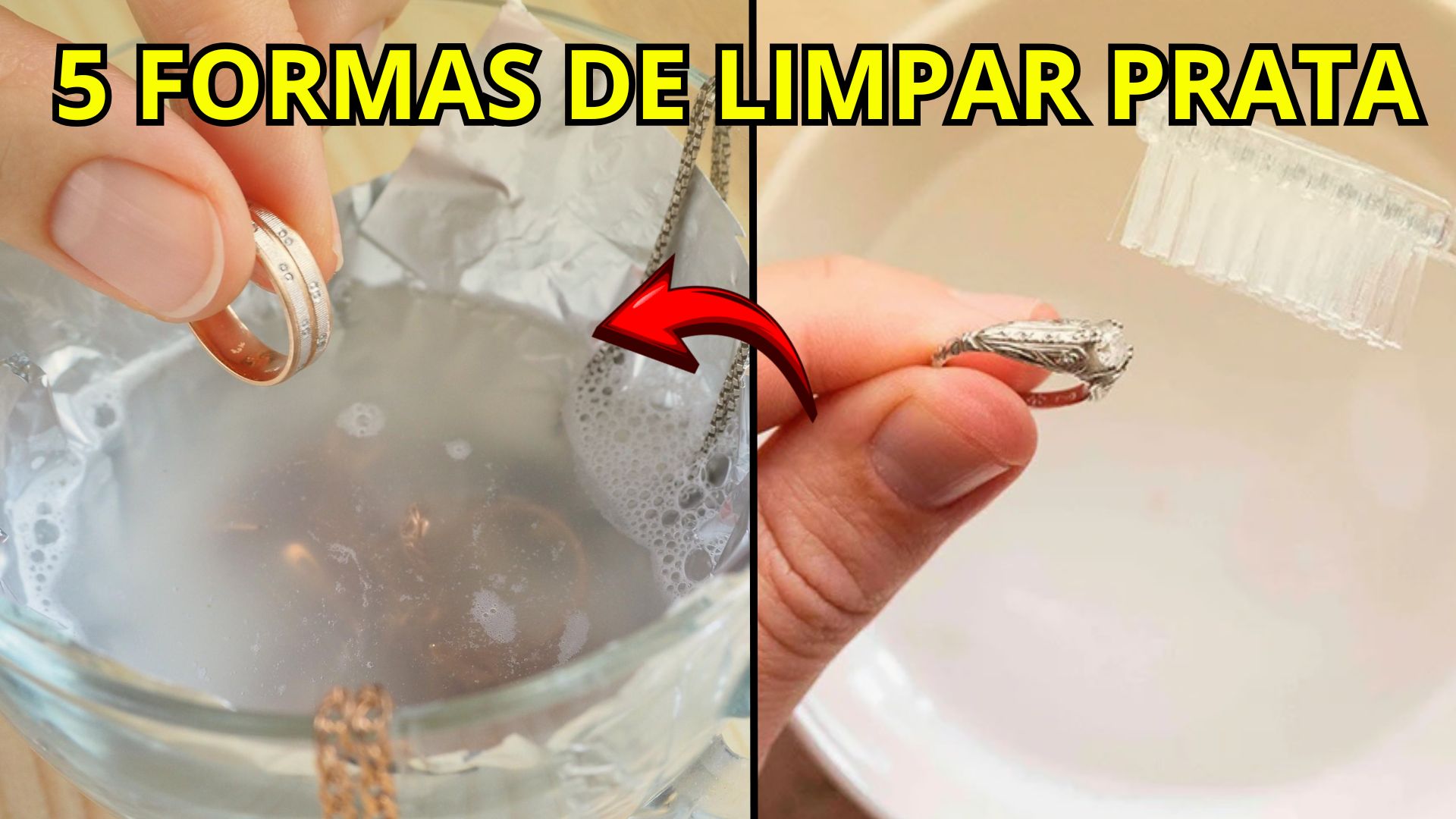 COMO LIMPAR PRATA? Veja 5 fôrmas para deixar as peças BRILHANDO ...